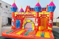 China Custom Plato PVC Tarpaulin Inflatable Bouncer Playground For Children for sale