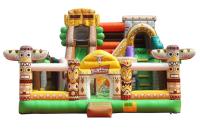 China 0.55mm PVC Inflatable Bouncy Castle Playground For Rental Full Color Printing for sale