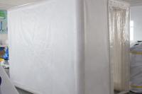 China Airtight Portable Inflatable Disinfection Channel Tent With Atomizer Sanitizing Machine for sale
