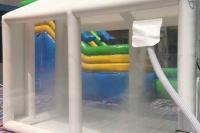 China 0.8mm PVC Inflatable Event Tent Spray Tunnel System With Disinfection Machine for sale