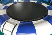 China Adults 0.9mm PVC Custom Inflatable Floating Water Park Trampoline for sale