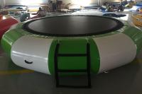 China Custom Commercial Inflatable Water Trampoline Toys Floating Jumping Bed for sale