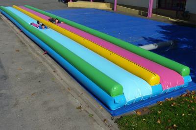 China Outdoor Rental Business 1000 Ft Customized Inflatable N Slide With Swimming Pool for sale