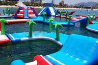 China Adult Floating Play Aqua Fun Inflatable Water Parks Blow Up Water Obstacle Course for sale