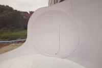 China Transparent 5m Hotel Inflatable Clear Bubble Tent With Tunnel And Bathroom for sale