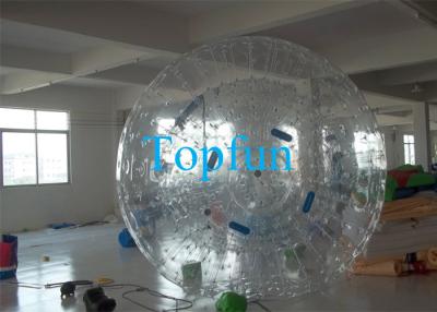 China 0.8mm / 1.0mm PVC Inflatable Zorb Ball With Zorbing Ramp For Funny Rolling for sale