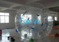 China 0.8mm / 1.0mm PVC Inflatable Zorb Ball With Zorbing Ramp For Funny Rolling for sale