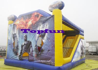 China Kids Party  PVC  Commercial Bounce Houses Tarpaulin Batman for sale
