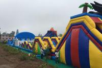 China Outdoor Inflatable Obstacle Courses Challenge Inflatable Party Games For Adults for sale