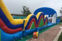 China Outdoor Inflatable Obstacle Courses Challenge Inflatable Party Games For Adults for sale