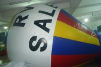 China Custom 5m Inflatable Ground Advertising Balloons Banners for Outdoor Events for sale