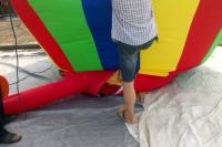 China Custom Rainbow Giant Inflatable Advertising Balloons For Promotion Events for sale