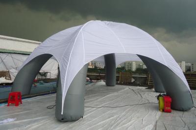 China Custom PVC Spider Inflatable Event Tent With White Printed Roof For Advertising for sale