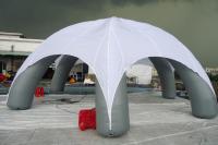 China Custom PVC Spider Inflatable Event Tent With White Printed Roof For Advertising for sale