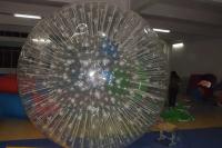 China 3m diameter Custom inflatable transparent PVC Zorb Ball for outdoor sports for sale