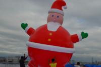 China Custom Giant Inflatable Christmas Helium Balloons For Out Door Advertising for sale
