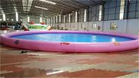 China 16mD Large Round 0.9mm PVC Tarpaulin Inflatable Swimming Pool For Outdoor Or Indoor Kid's Playing for sale