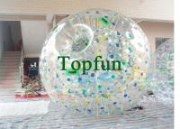 China Zorb Ball With Green Glow for Inflatable Zorb Ramp / Inflatable Grassplot Ball Sport for sale