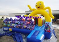 China Custom Clown Themed Inflatable Playground For Slides And Jumpers , Soft Play for sale