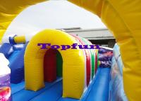 China Custom Clown Themed Inflatable Playground For Slides And Jumpers , Soft Play for sale