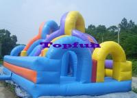 China Slide Combi Bouncy Castle For Amusement Park with CE , EN14960 , SGS Certificate for sale