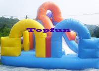 China Slide Combi Bouncy Castle For Amusement Park with CE , EN14960 , SGS Certificate for sale