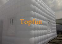 China Cube Inflatable Tent Air Structure / Inflatable White House Building Tent For Events for sale