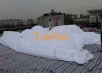 China 8M Fabric Inflatable Event Tent / White Inflatable Cube House For Outdoor Events for sale