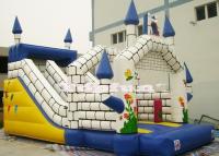 China Amusement Inflatable Jumping Castle / Inflatable Jumping Bouncer PVC Tarpaulin for sale