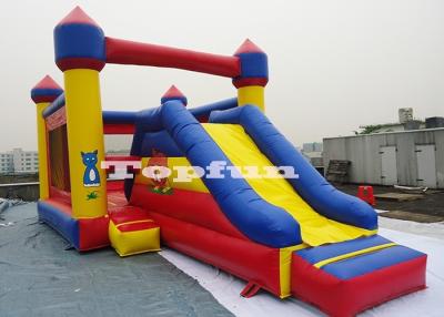 China PVC Tarpaulin Commercial Inflatable Jumping Castle Combi Slide Hire for sale