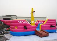 China Boat Shape Inflatable Jumping Castle / Corsair Bounce Around For Kids for sale