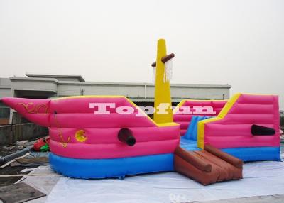 China Boat Shape Inflatable Jumping Castle / Corsair Bounce Around For Kids for sale