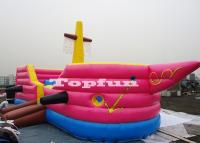 China Boat Shape Inflatable Jumping Castle / Corsair Bounce Around For Kids for sale