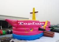 China Boat Shape Inflatable Jumping Castle / Corsair Bounce Around For Kids for sale