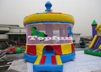 China Commercial Inflatable Carousel Jumping Castle / Circus House , Resell for sale