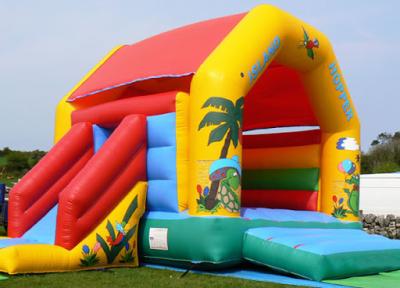 China Colorful Bouncy Castle House 22ft X 19ft For Birthday Party for sale