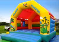 China Colorful Bouncy Castle House 22ft X 19ft For Birthday Party for sale