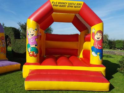 China 10ft x 12ft Inflatable Bouncer Castle Red Party Jumping House for sale