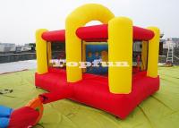 China Commercial Bouncy Houses / 13ft Kids Modular Bounce Rooms With Slide for sale