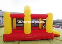 China Commercial Bouncy Houses / 13ft Kids Modular Bounce Rooms With Slide for sale