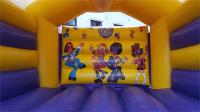 China Inflatable Cartoon Disco Theme Adult Bouncy Castle EN14960 for sale