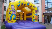 China Inflatable Cartoon Disco Theme Adult Bouncy Castle EN14960 for sale