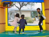 China Inflatable Coconut Tree Water Slide Bounce House For Holiday Event for sale