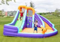 China 25m Small Land Inflatable Water Park With Swimming Pool Slide for sale