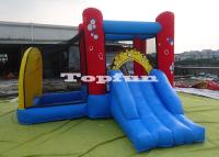 China 4m Bubble Inflatable Commercial Bounce Houses With Safety Net And Pool for sale