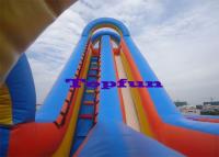 China Huge Inflatable Water Slide Outdoor Beach Wet And Dry Sliding Amusement for sale