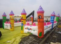 China Inflatable fun land , inflatable amusement park castles for kids / commercial for sale