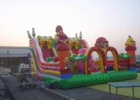 China Inflatable fun land , inflatable amusement park castles for kids / commercial for sale