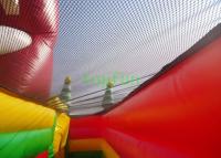 China 0.45 - 0.55mm PVC Inflatable Amusement Park Slide Unti - Ruptured for sale