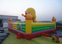 China Customized Inflatable Amusement Park 0.55mm PVC tarpaulin for kids for sale
